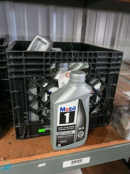 (14) New Quart Bottles of Mobil 1 Full Synthetic 5W-20 Oil - Roller ...