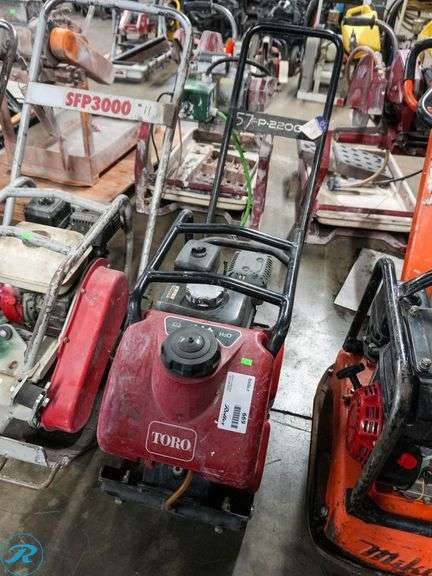 Toro FP2200 Plate Compactor, Gas - Roller Auctions