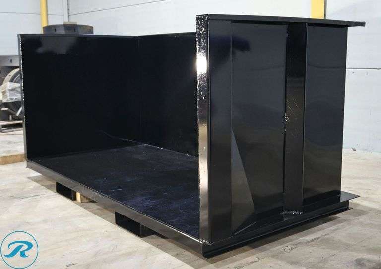 New Kit Containers 4-Cubic Yard Debris Box With Forklift Pockets ...