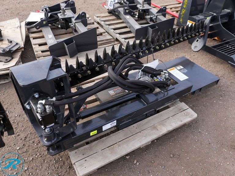 New Wolverine Hydraulic Sickle Bar Attachment To Fit Skid Steer Loader ...