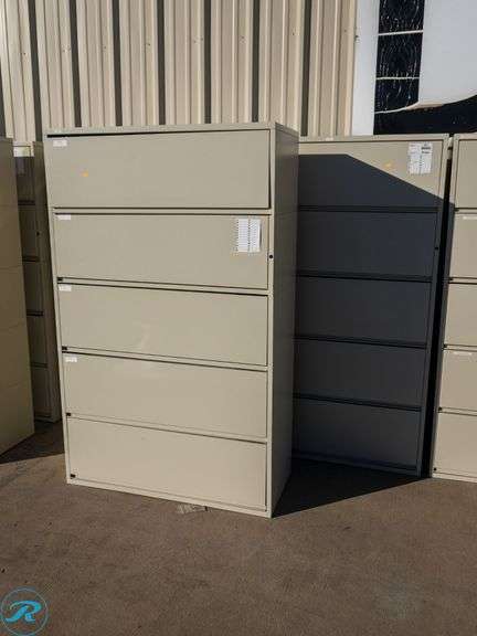 (3) Lateral File Cabinets - Roller Auctions