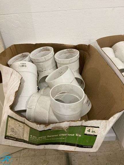 Assorted PVC Supplies and Fittings (Approx. 220 pcs Total) - Roller Auctions
