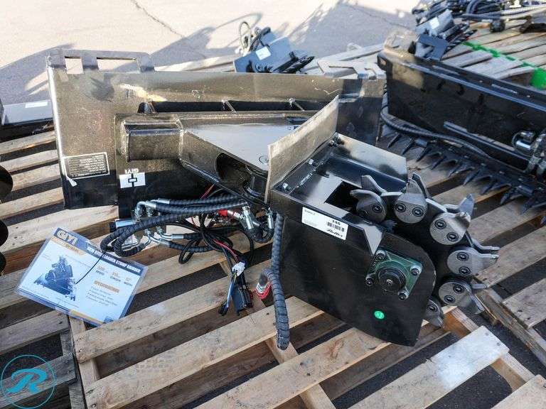 New GIYI GY-SG45 Hydraulic Stump Grinder Attachment to Fit Skid Steer ...