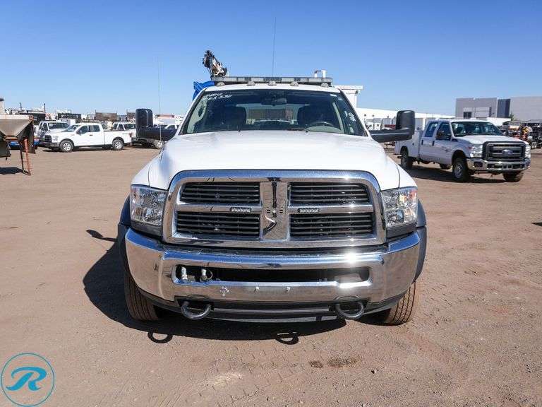 2012 Ram 4500 Heavy Duty 4WD Crew Cab Utility Truck - Roller Auctions