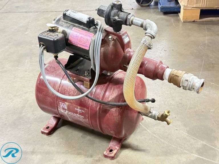 Water Ace R-520C-T7 Jet System Pressure Tank with GE Motor - Roller ...