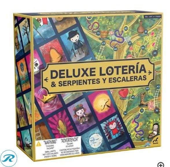 (4) Deluxe Loteria & Serpientes Y Escaleras, Board Game- New - Roller ...