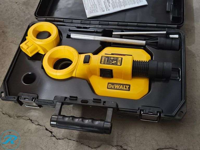 (2) DeWALT DWH050 Type 1 Dust Extraction System in Carrying Cases ...