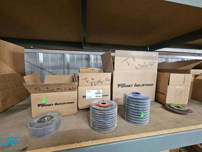 (4) Boxes of Forney and Taipan Abrasive Cutting and Sanding Discs ...