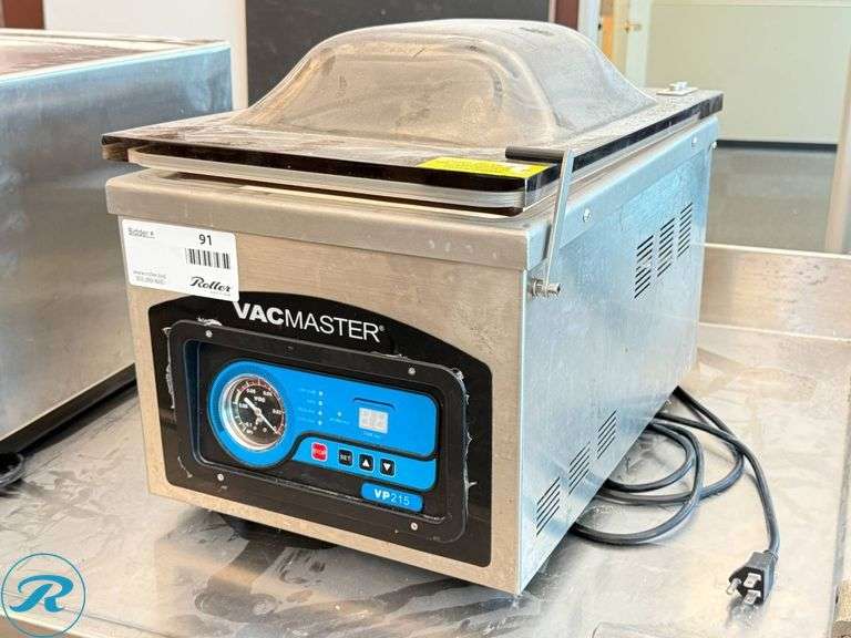 VacMaster Model VP215 Chamber Vacuum Sealer, Electric - Roller Auctions