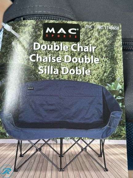 Mac Sports Double Camping Chair - New - Roller Auctions