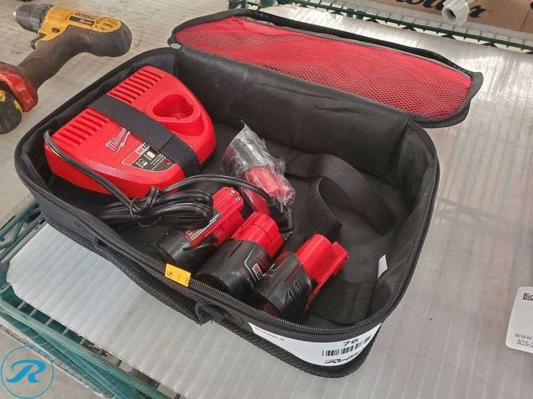 Milwaukee M12 Lithium-Ion Battery Pack and Charger Set - Roller Auctions