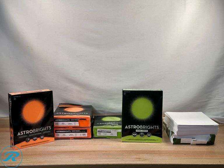 (2) AstroBrights: Color Multi-Use Printer & Copy Paper, Lemon- New; (3 ...