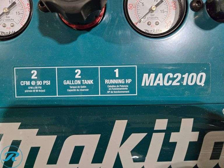 Makita MAC210Q Quiet Series 2-Gallon Air Compressor - Roller Auctions