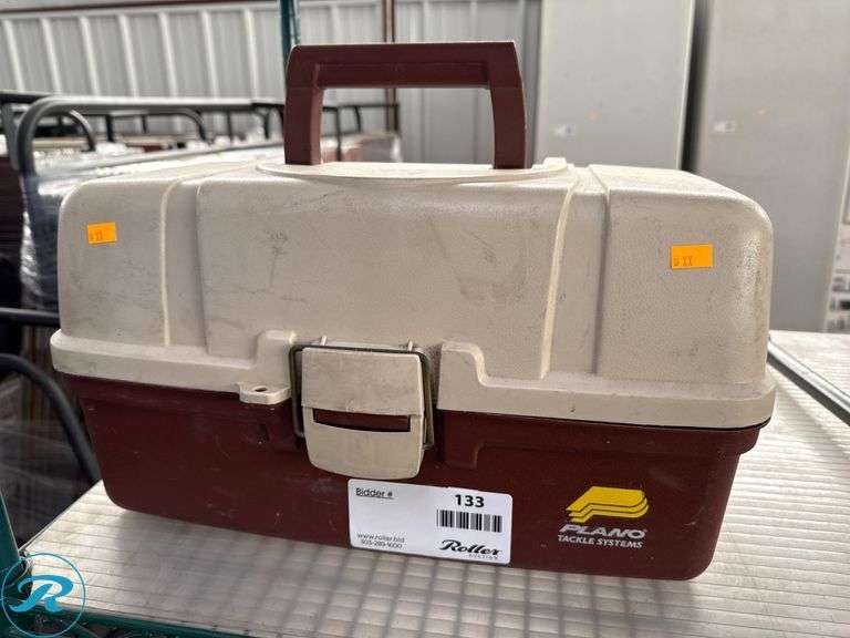 Plano Tackle Systems Plastic Tackle Box with Folding Trays - Roller ...