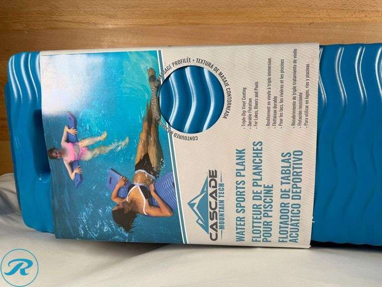 (4) Cascade Mountain Tech Water Sports Plank, Pool Float - New - Roller ...