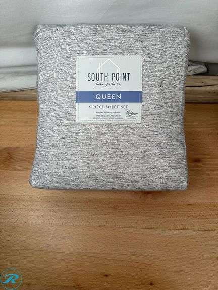 (2) Assorted South Point Home Fashions Microfiber 6-piece Sheet Set ...