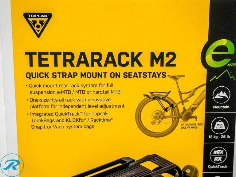 Topeak TetraRack M2 Quick Mount Rear Rack System - Roller Auctions