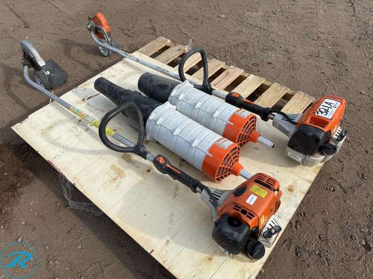 Stihl FC 91, Stihl FC 90 Edgers, (2) Stihl BG-KM Blower Attachments ...