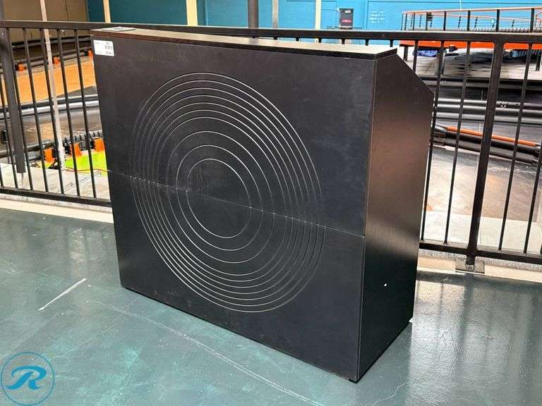 Wood Black Laminate Podium - Roller Auctions