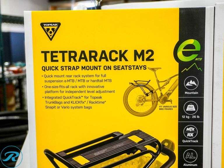 (2) Topeak TetraRack M2 Quick Mount Rear Rack Systems - Roller Auctions
