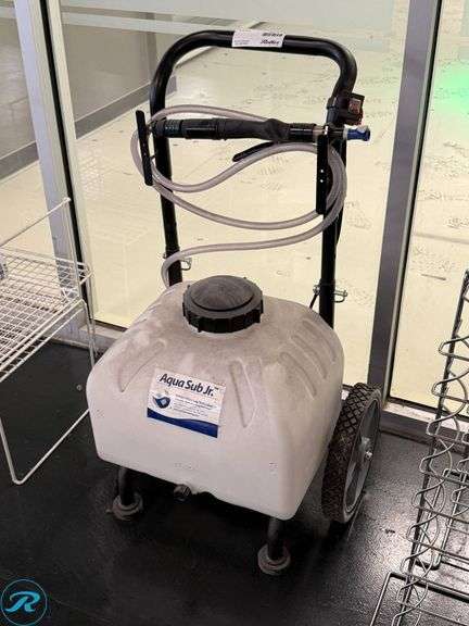 Aqua Sub Jr. Battery Watering System on Wheeled Cart - Roller Auctions