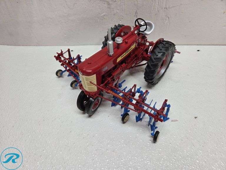 Farmall 400 Diecast Model Tractor with Cultivator Attachment - Roller ...