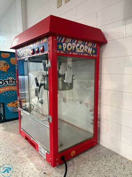 Winco Model POP-8R Commercial Popcorn Popper - Roller Auctions