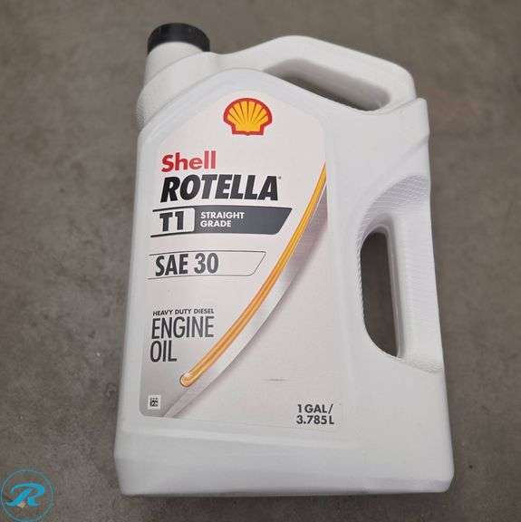 1-Gallon Shell Rotella T1 SAE 30 Heavy Duty Diesel Engine Oil - Roller ...