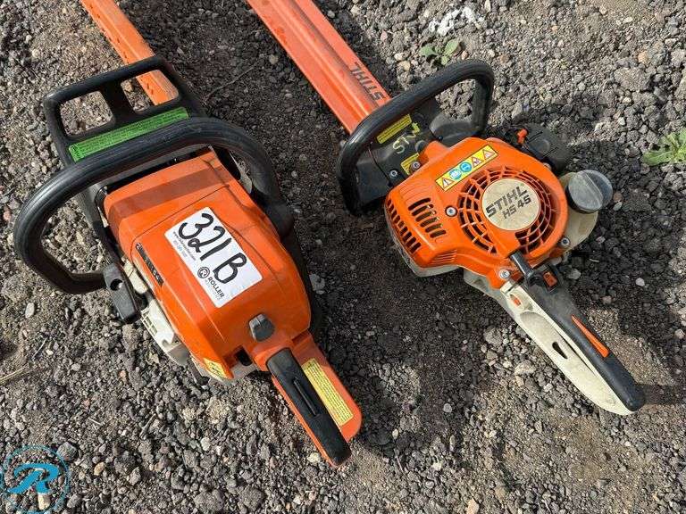Stihl MS 310 Chain Saw, Stihl HS 45 Hedge Trimmer - Roller Auctions