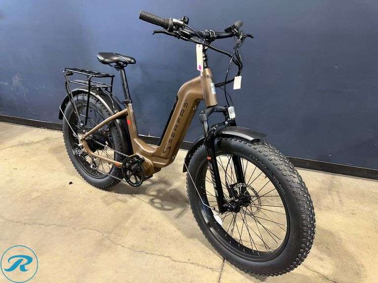 Serfas E-Dart Electric Bike, Shimano Components, Hydraulic Disc Brakes, Size M/L - Roller Auctions