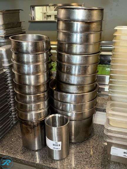 Stainless Steel Round Inserts - Roller Auctions