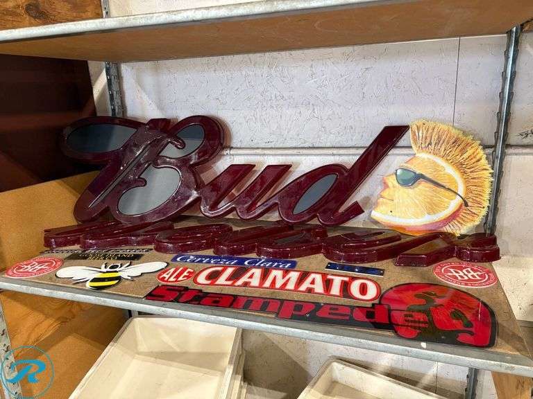 Bar and Beer Advertising Signs - Roller Auctions