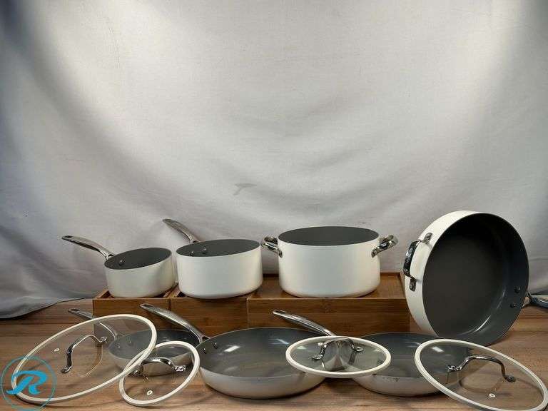 The Original Green Pan: ERAS CERAMIC NONSTICK 11-PIECE COOKWARE SET ...