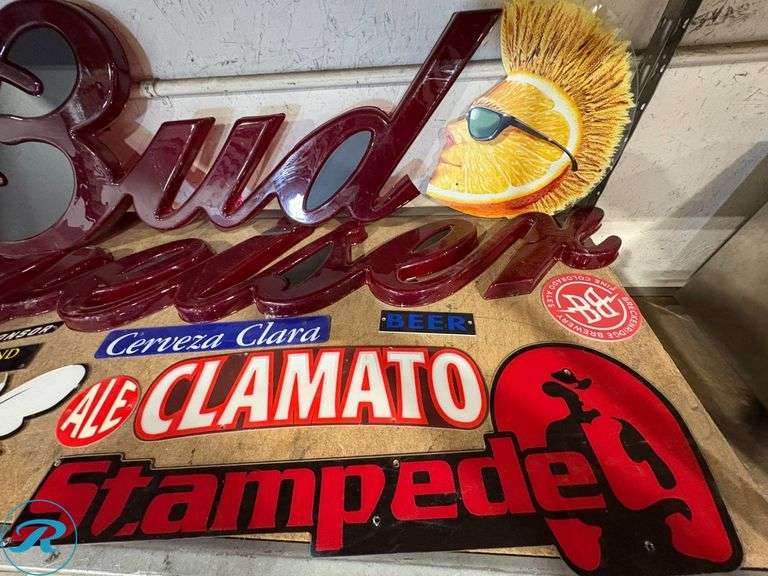 Bar and Beer Advertising Signs - Roller Auctions