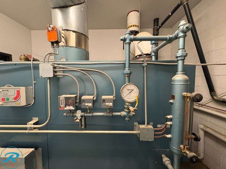 Rite Model 250 S Gas-Fired Steam Boiler, 2500000 BTU/Hr - Roller Auctions