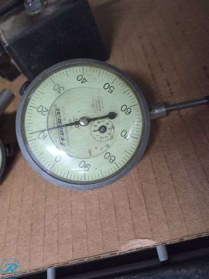 Dial Indicators with Magnetic Stands and Clamps - Roller Auctions