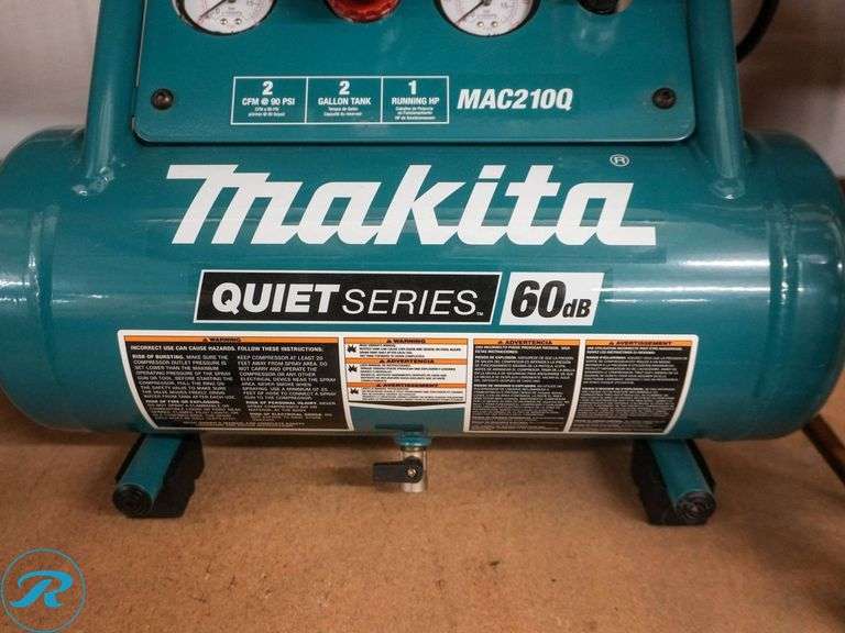 Makita MAC210Q Quiet Series 60dB Electric Air Compressor - Roller Auctions