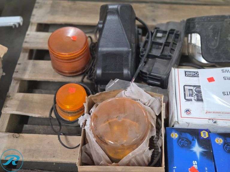 Pallet of Snow Plow Lights and Accessories for Western, Myers, and Boss ...