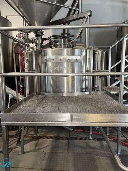 Craftwerk (3) Vessel 30 BBL Brewhouse with Wash Tank, Kettle ...