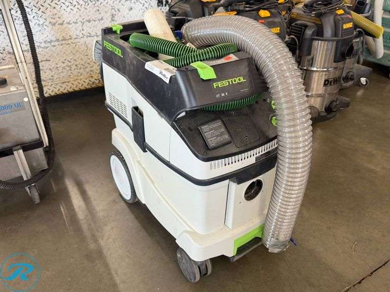 Festool CT 36 E Cleantex Dust Extractor Vacuum System - Roller Auctions
