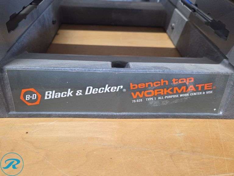 Black & Decker Workmate 79-020 Bench Top Work Center and Vise - Roller ...