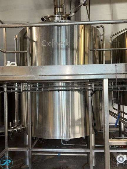 Craftwerk (3) Vessel 30 BBL Brewhouse with Wash Tank, Kettle ...