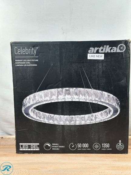 Artika: Celebrity Pendant LED Light Fixture- Like New - Roller Auctions