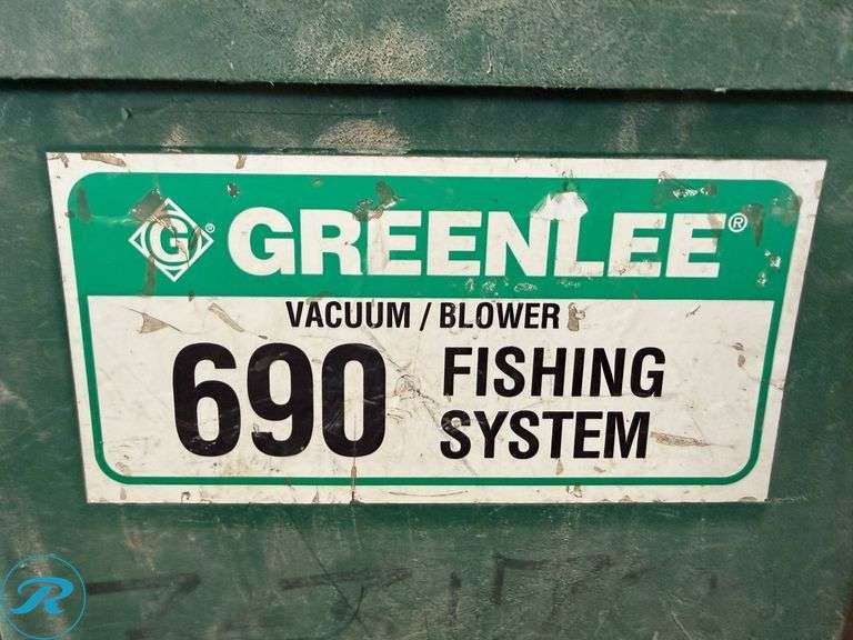 Greenlee 690 Fishing System Vacuum/Blower - Roller Auctions
