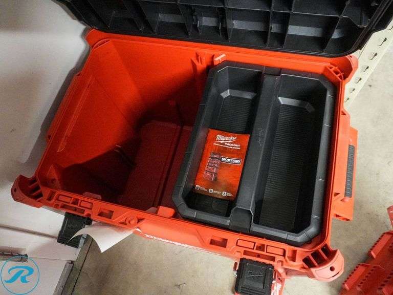 Milwaukee PACKOUT Modular Tool Box and Hardware Bin - Roller Auctions