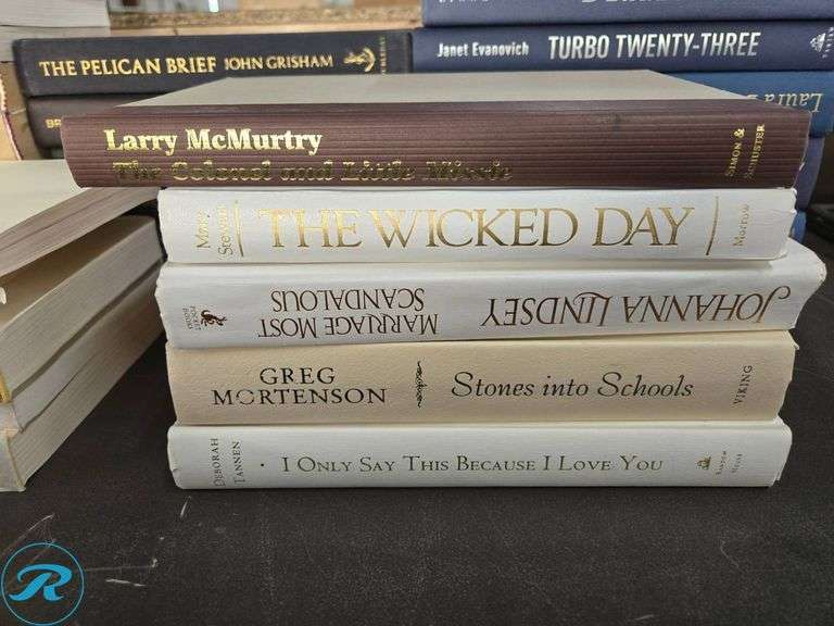 Hardcover and Paperback Books Including Fiction and Non-Fiction (Some ...