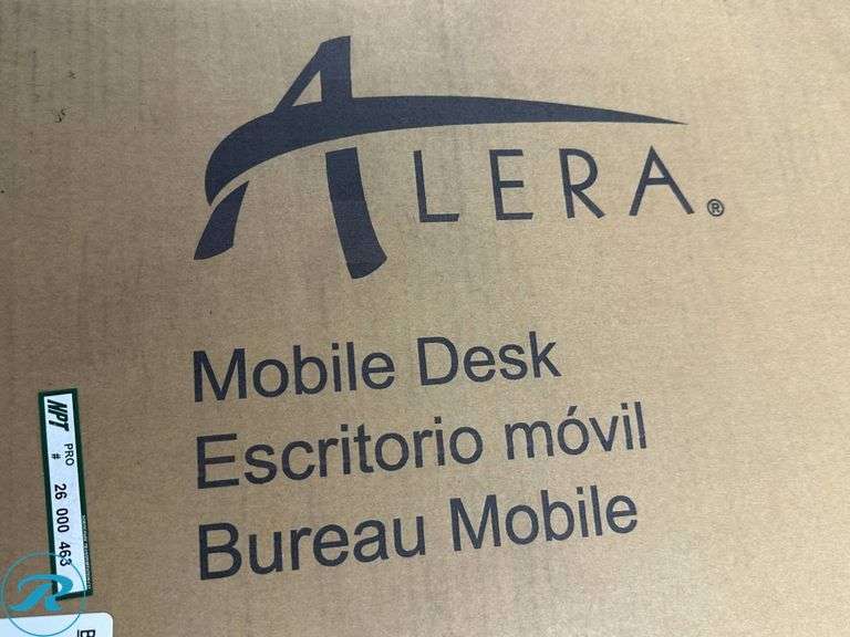 (2) Alera Desks, ALE-VA204224WA and ALE-LD4824WA - Roller Auctions