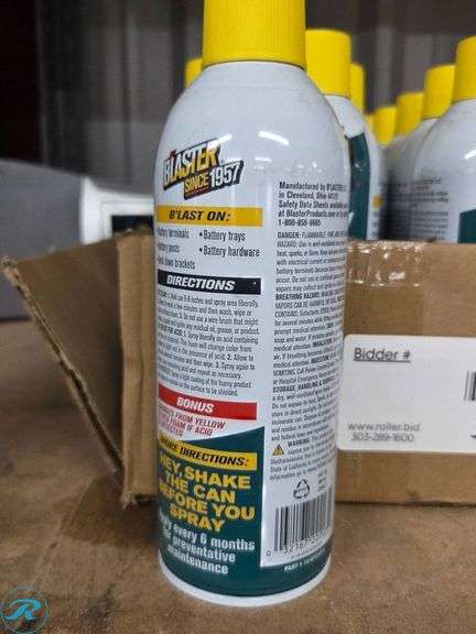 Blaster Technician-Grade Battery Terminal Cleaner and Protector Aerosol ...