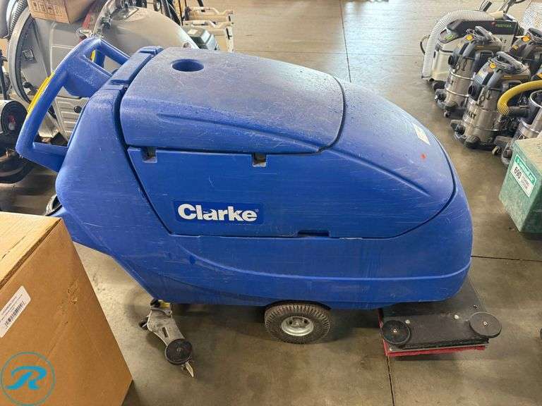 Clarke Focus II Boost Floor Scrubber – Electric - Roller Auctions