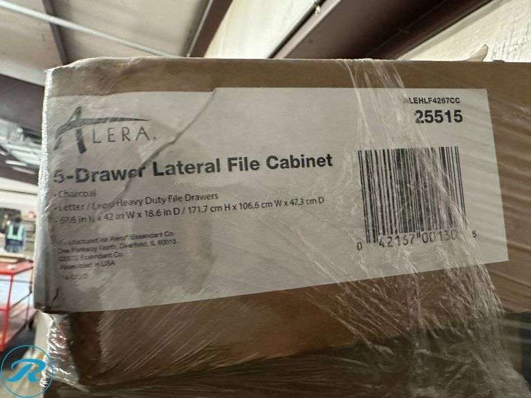 Alera 25515 5-Drawer Lateral File Cabinet - Roller Auctions